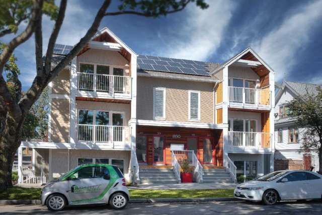 Multi-Family Passive House certified Building Vancouver Island BC - Ecohome