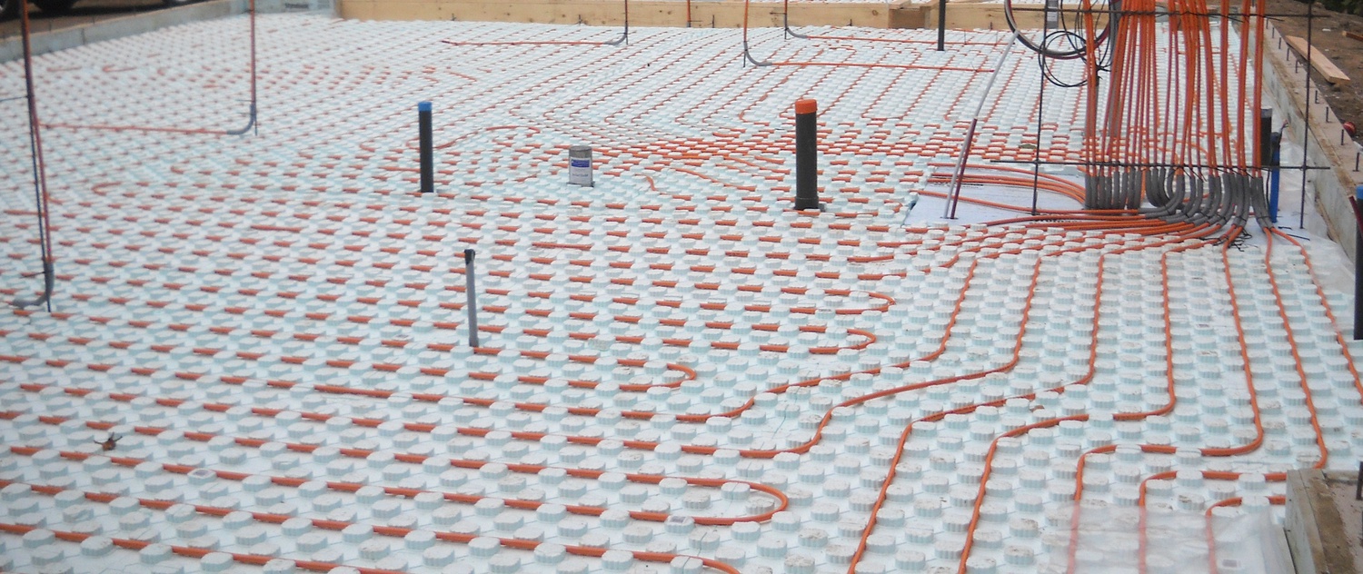 Radiant floor heating insulation ISORAD V2 EPS panels from Isolofoam ...