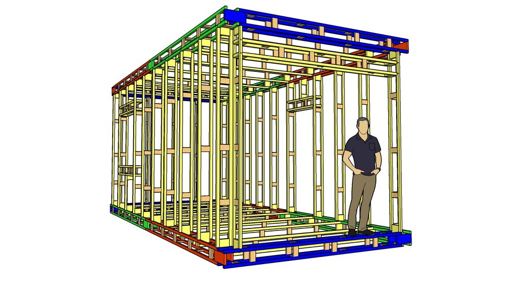 Mass Timber & Engineered Wood (CLT) Kithemp Wooden frame construction ...
