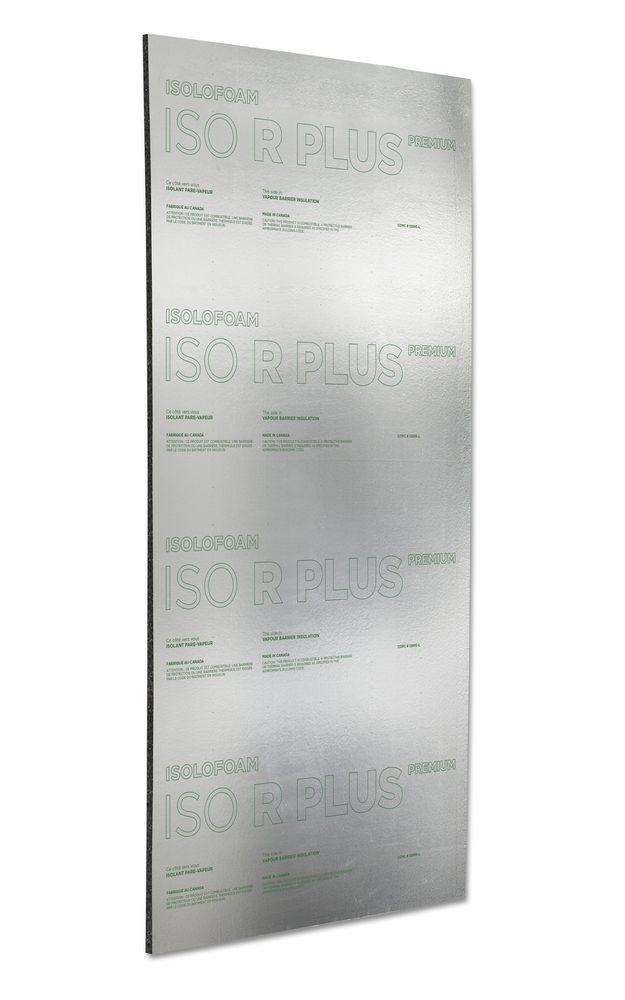 Above grade interior EPS wall insulation ISO R PLUS Premium panels from ...