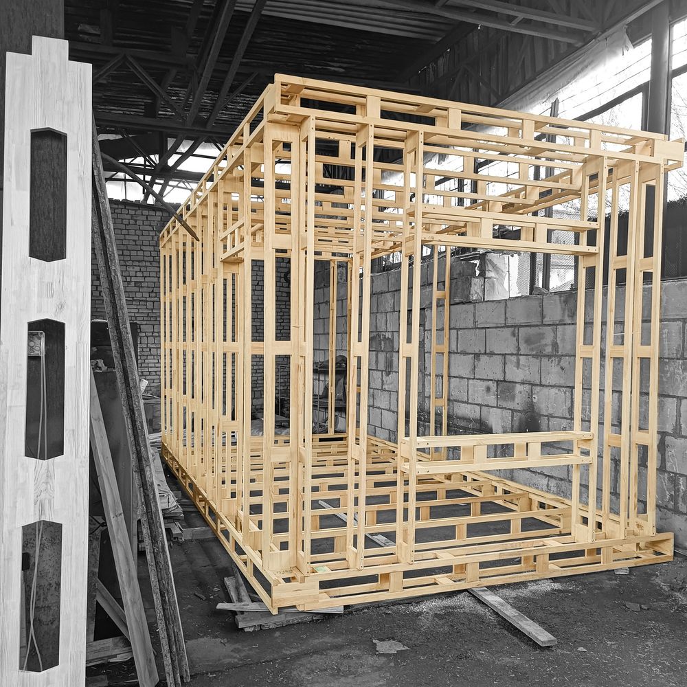 Mass Timber & Engineered Wood (CLT) Kithemp Wooden frame construction ...