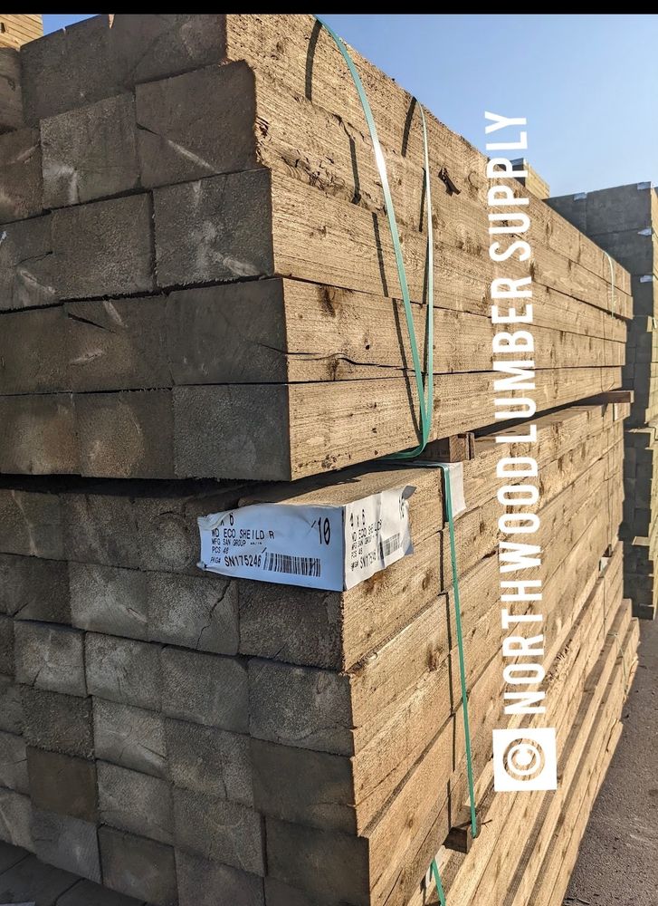 Lumber ACQ Pressure Treated by Northwood Lumber Supply - Ecohome