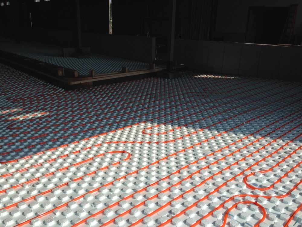 Radiant floor heating insulation ISORAD V2 EPS panels from Isolofoam ...