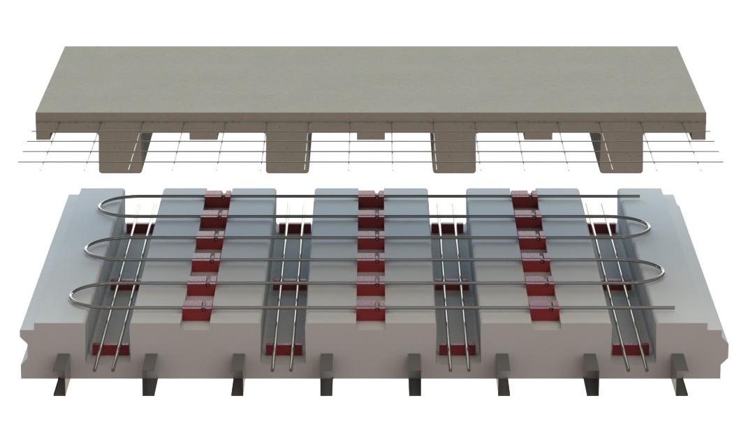 Concrete Deck Forms for ICF construction - EPS-Deck by Legalett - Ecohome