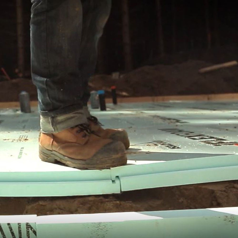 Underslab insulation iFLEXFOAM EPS panels from Isolofoam Group - Ecohome