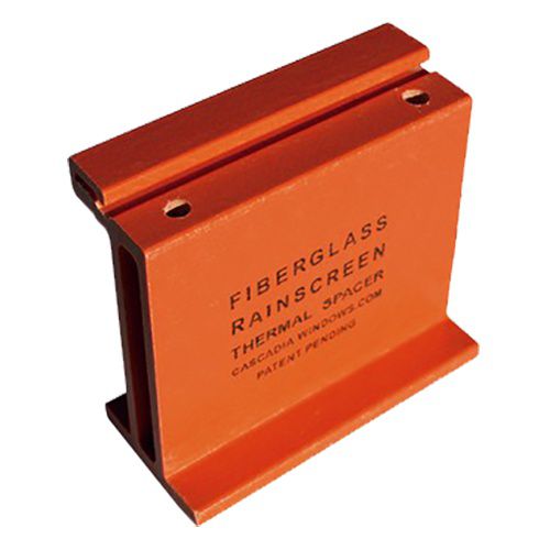 Cascadia Clip adjustable fiberglass thermal spacers for exterior ...