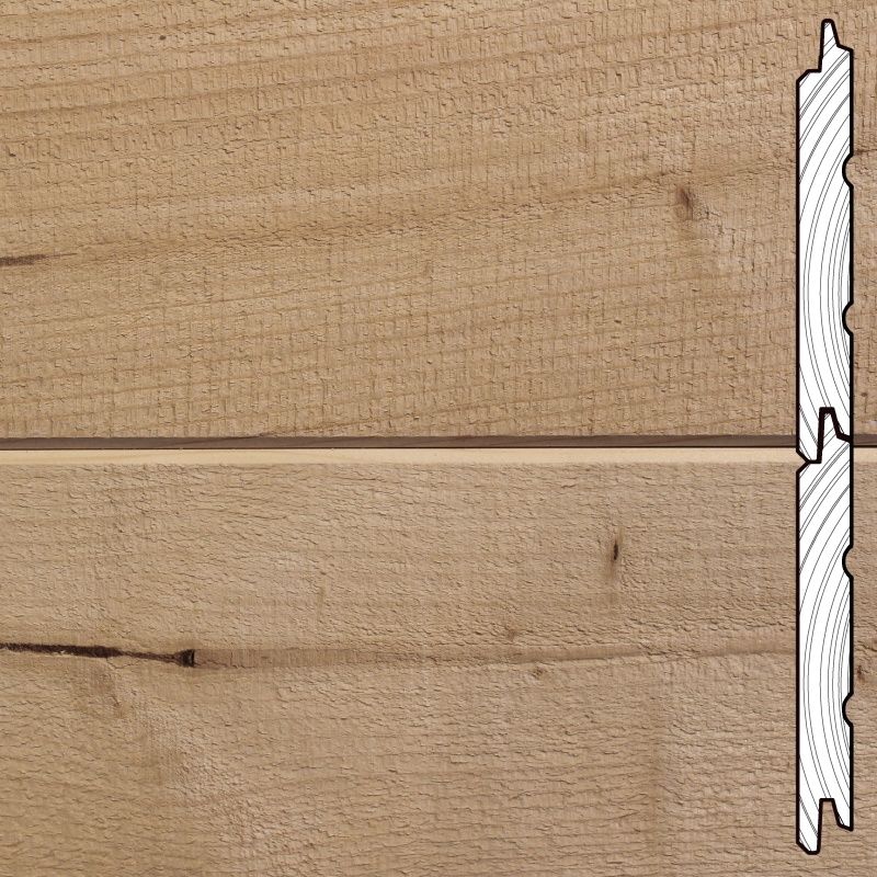 Wood Siding V-Joint by Sidex - Ecohome