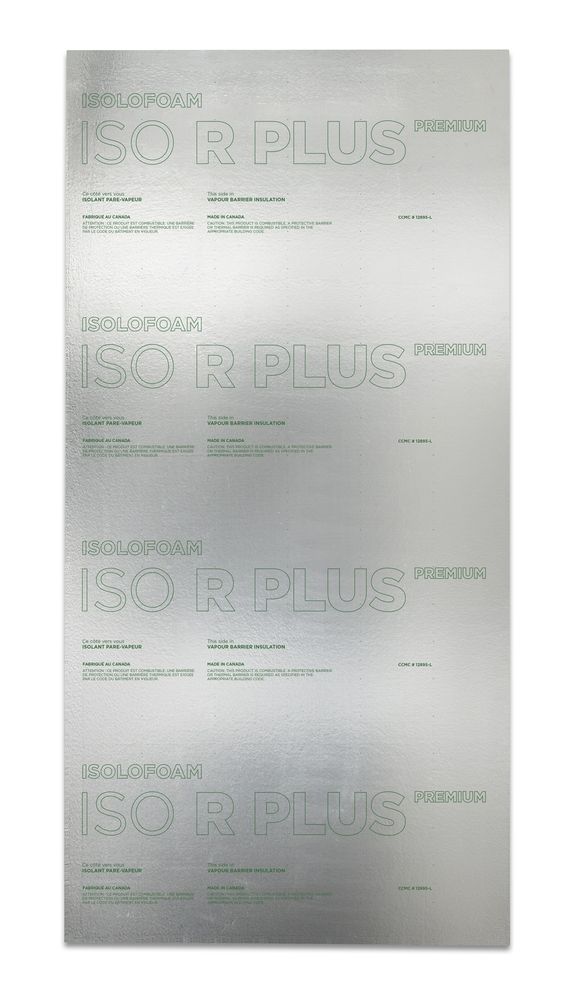 Above grade interior EPS wall insulation ISO R PLUS Premium panels from ...