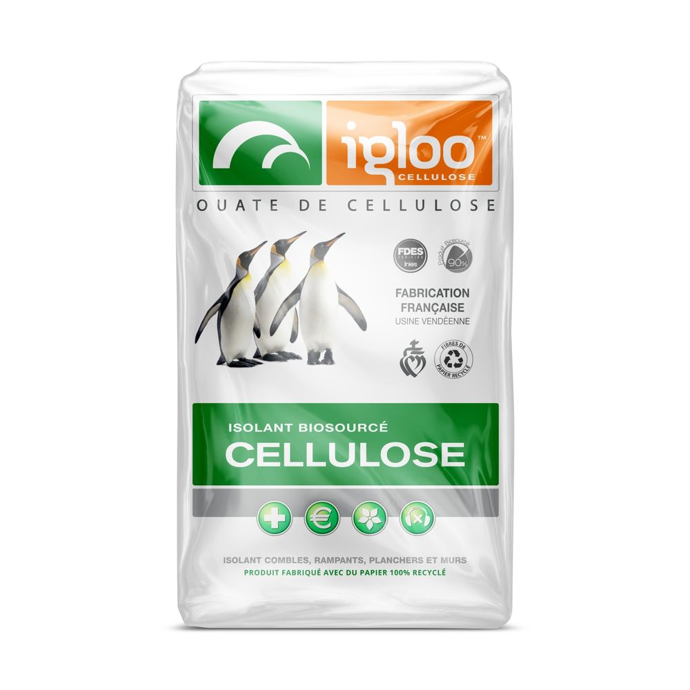 Cellulose insulation Igloo cellulose by Igloo Cellulose - Ecohome