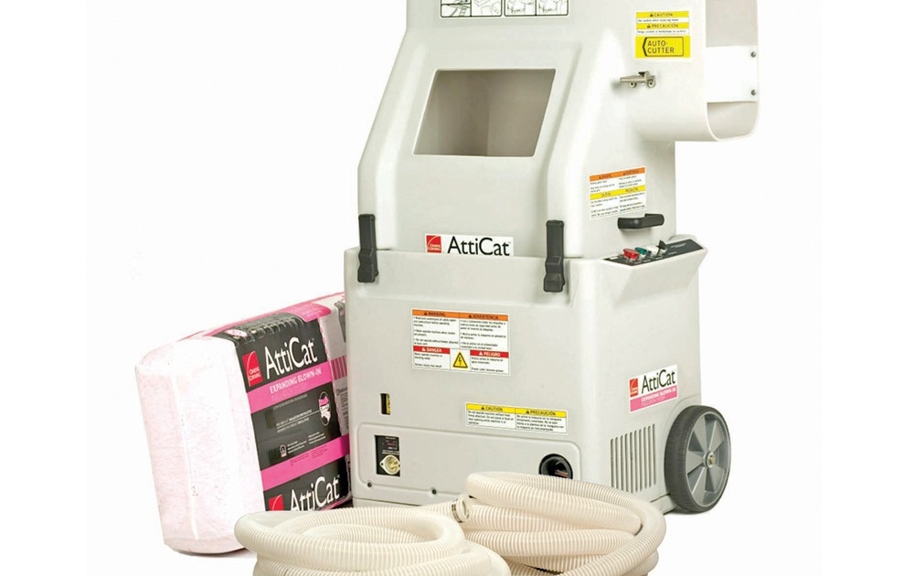 Blown-in loosefill fiberglass insulation for attics, walls and ceilings ...