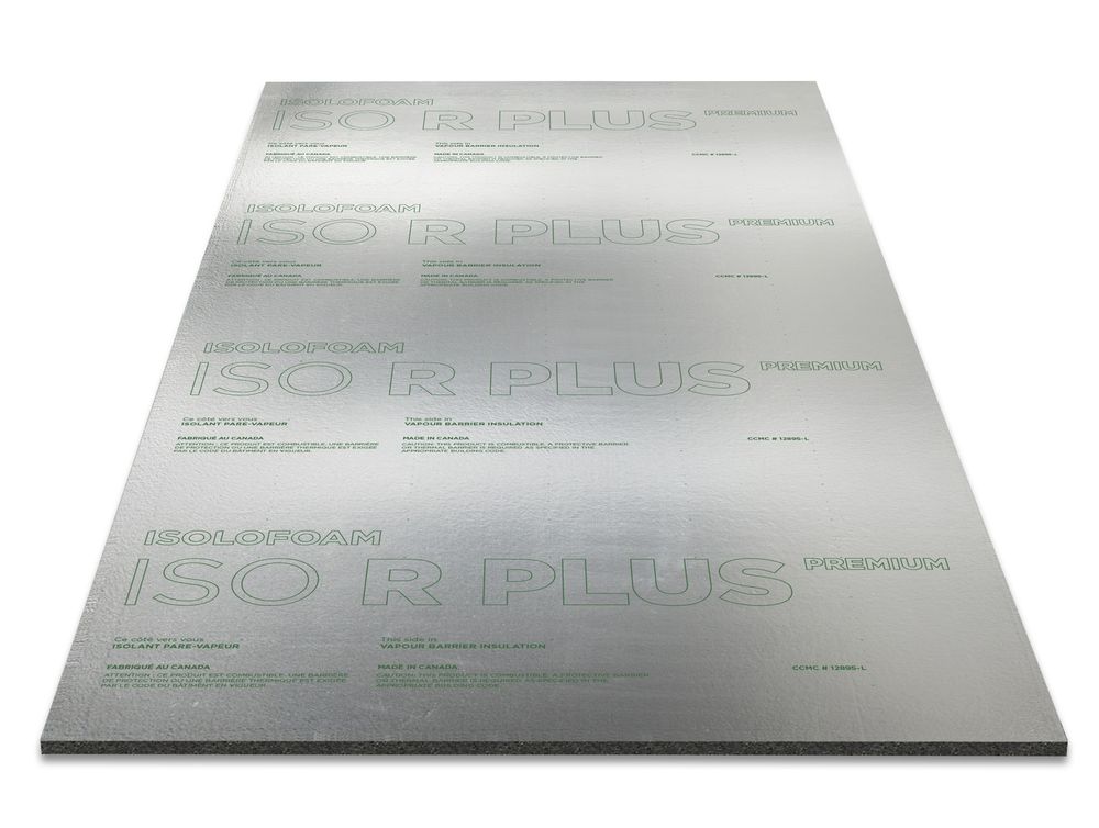 Above grade interior EPS wall insulation ISO R PLUS Premium panels from ...