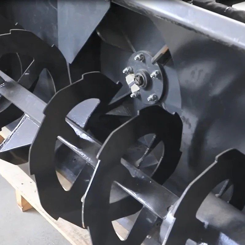 Construction Tools 72" - SIBOM Skid Steer Snow Blower, 360° Snow Chute ...