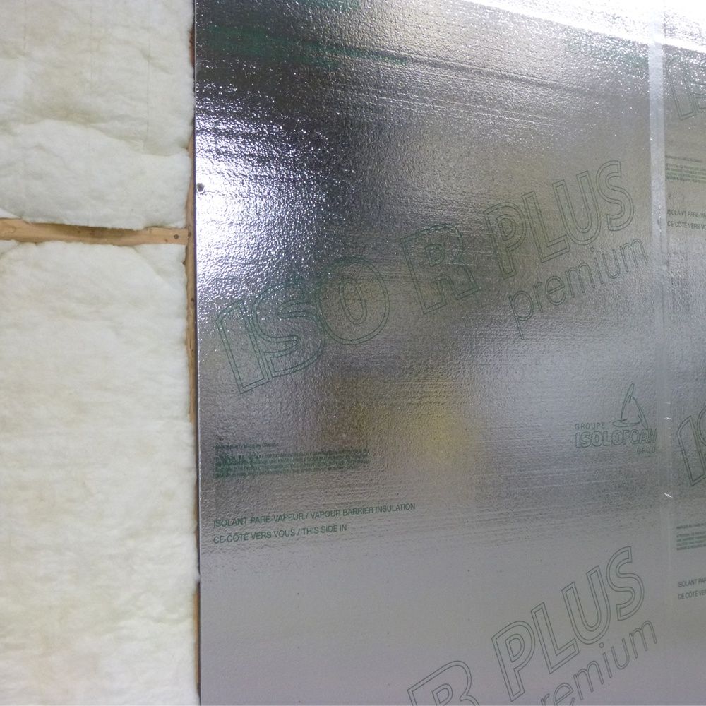 Above grade interior EPS wall insulation ISO R PLUS Premium panels from ...