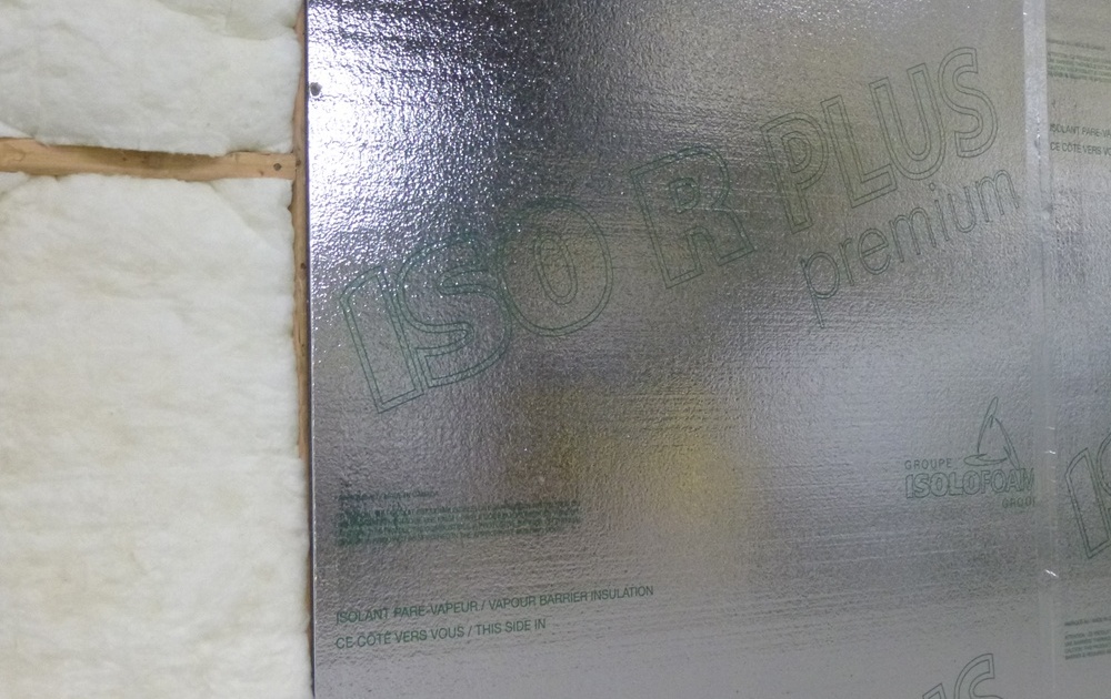 Above grade interior EPS wall insulation ISO R PLUS Premium panels from ...