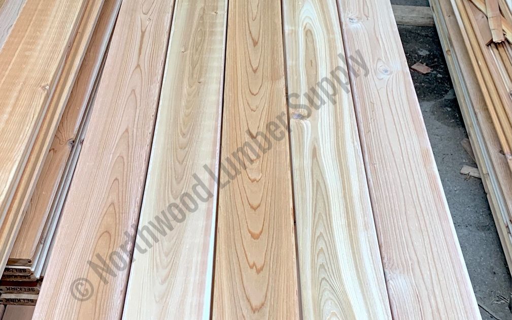 Lumber Western Red Cedar Decking Boards - 5/4”x6” by Northwood Lumber ...