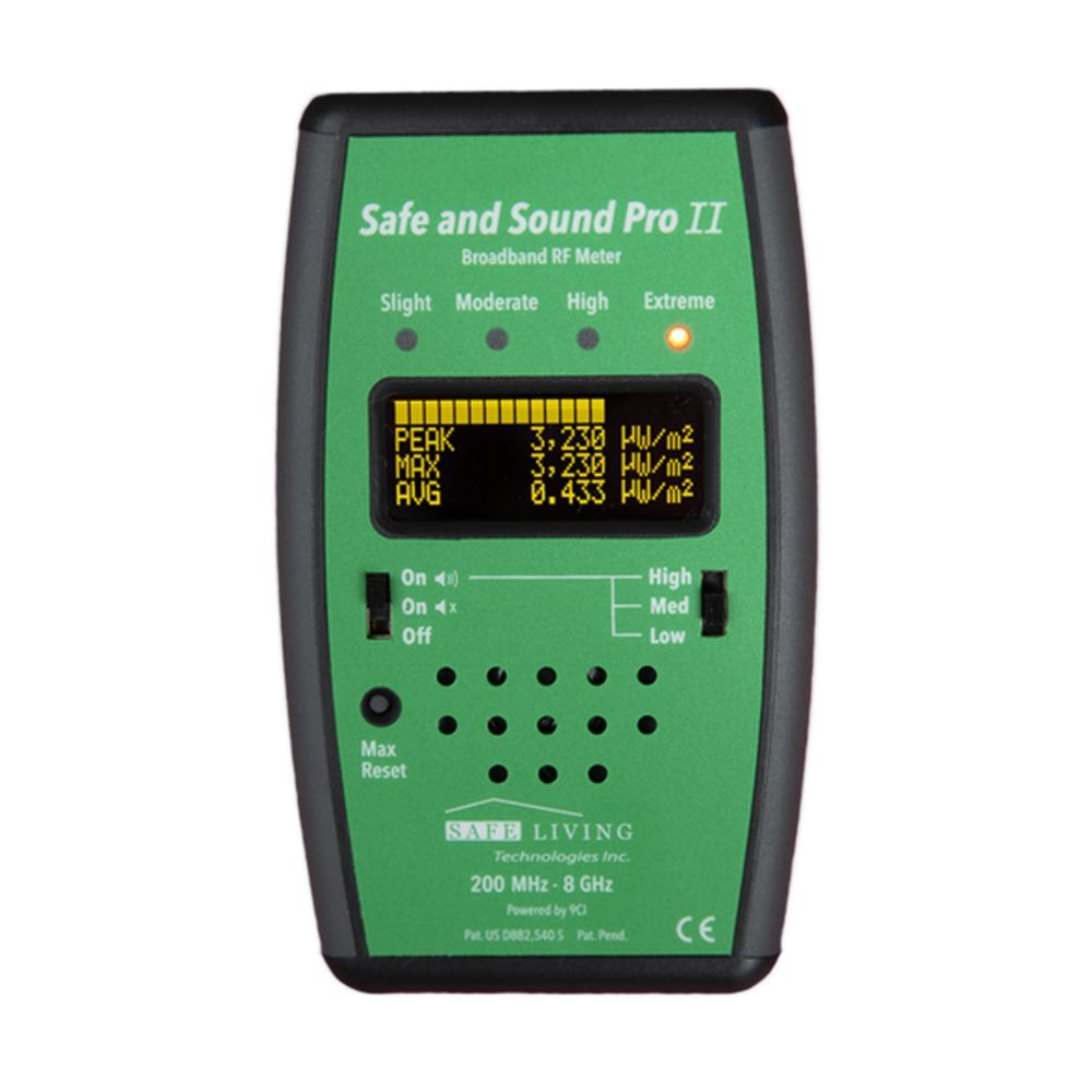 Electromagnetic Protection RM 30 Pro EMF Meter Package by Safe and ...
