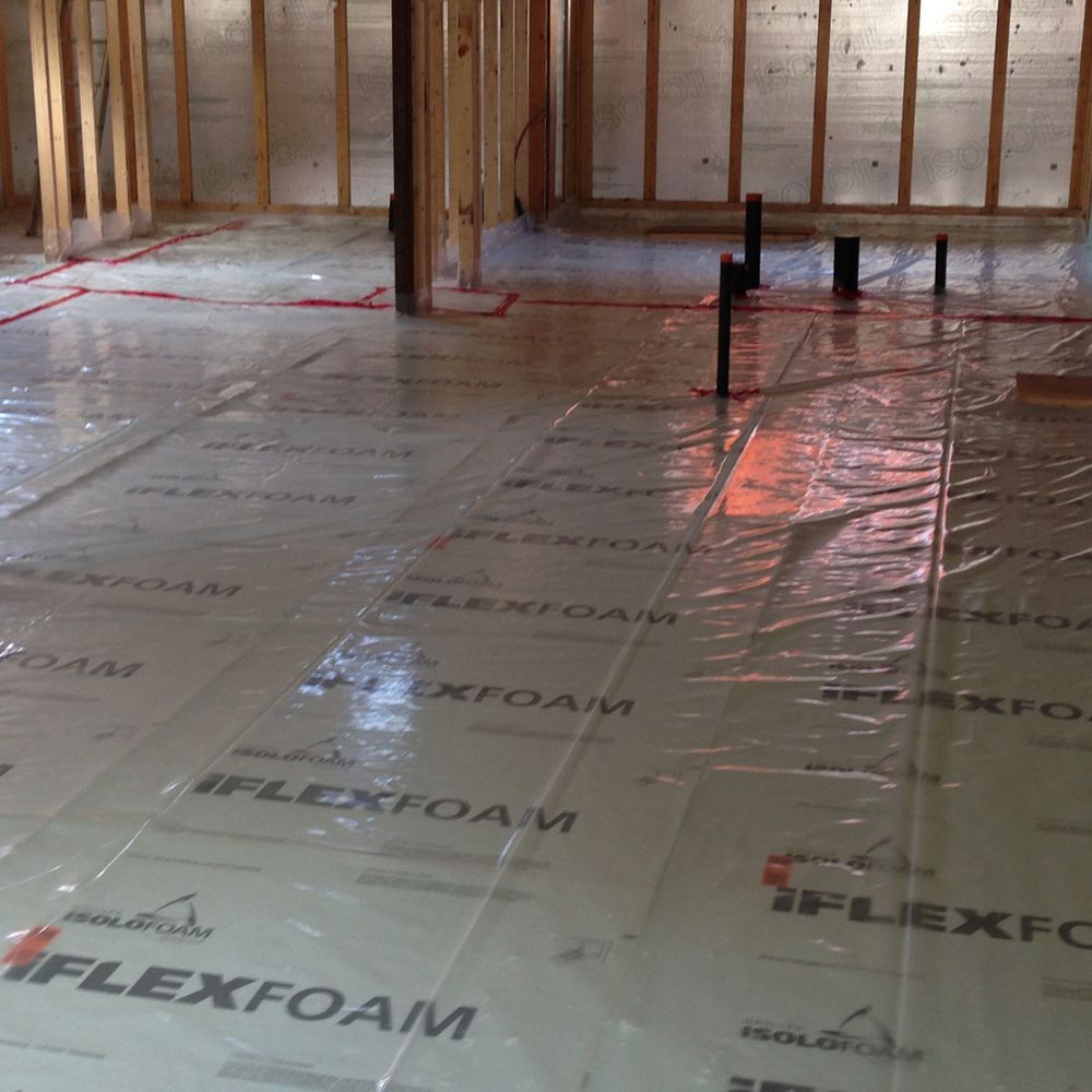 Underslab insulation iFLEXFOAM EPS panels from Isolofoam Group - Ecohome