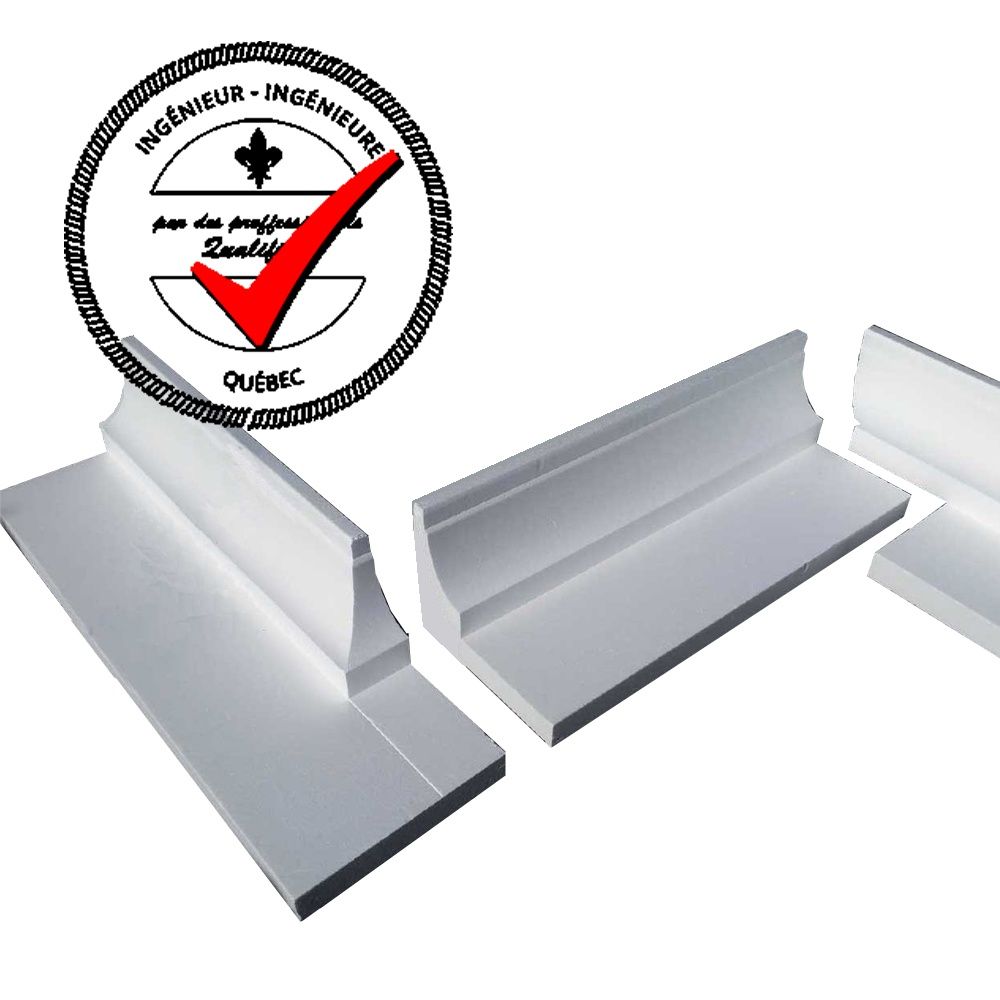 Dalle structurale isolée en kit Système ISO-SLAB 18po de ISO-SLAB - Ecohome