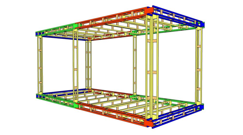 Mass Timber & Engineered Wood (CLT) Kithemp Wooden frame construction ...