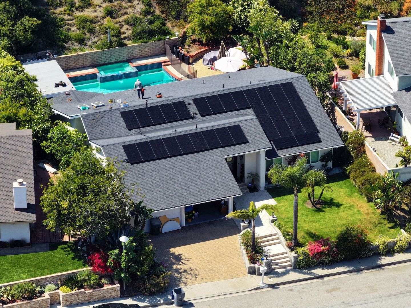 Solar Roof Project in California - Ecohome