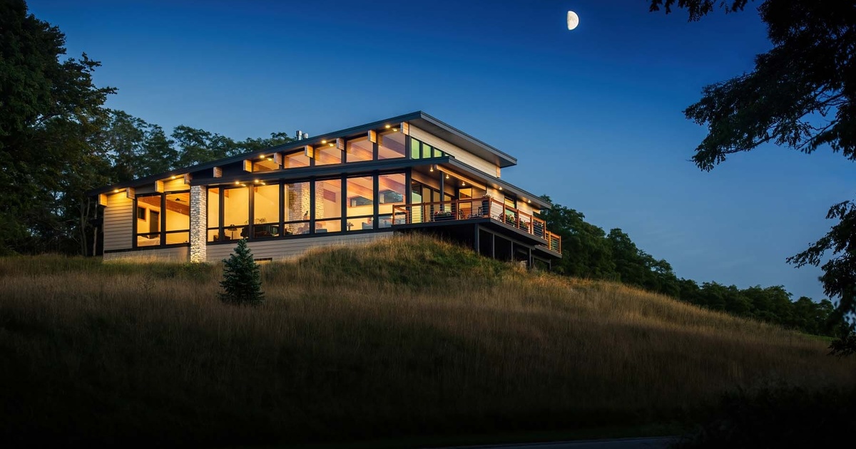 Prefab and Modular Home Manufacturers Dune Falls Lindal Cedar Homes ...