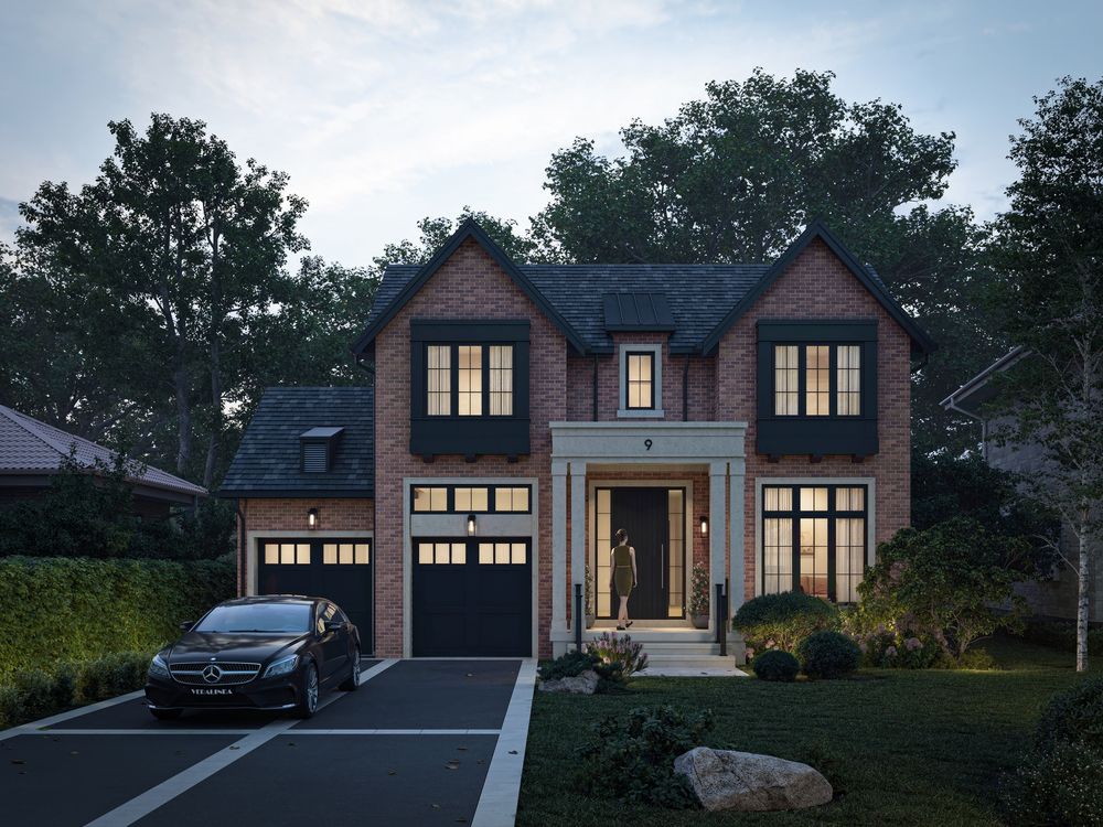 Transitional house Rendering - Ecohome