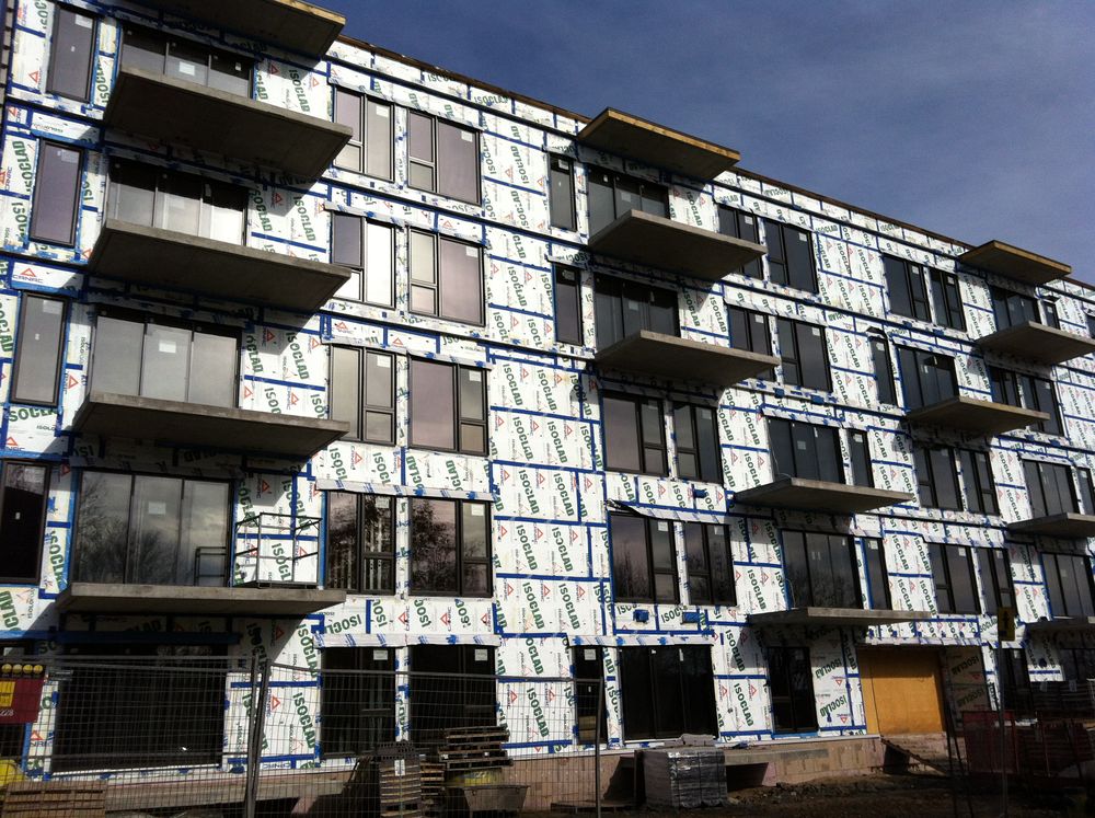 ISOCLAD | Rigid air barrier insulation for exterior residential walls ...
