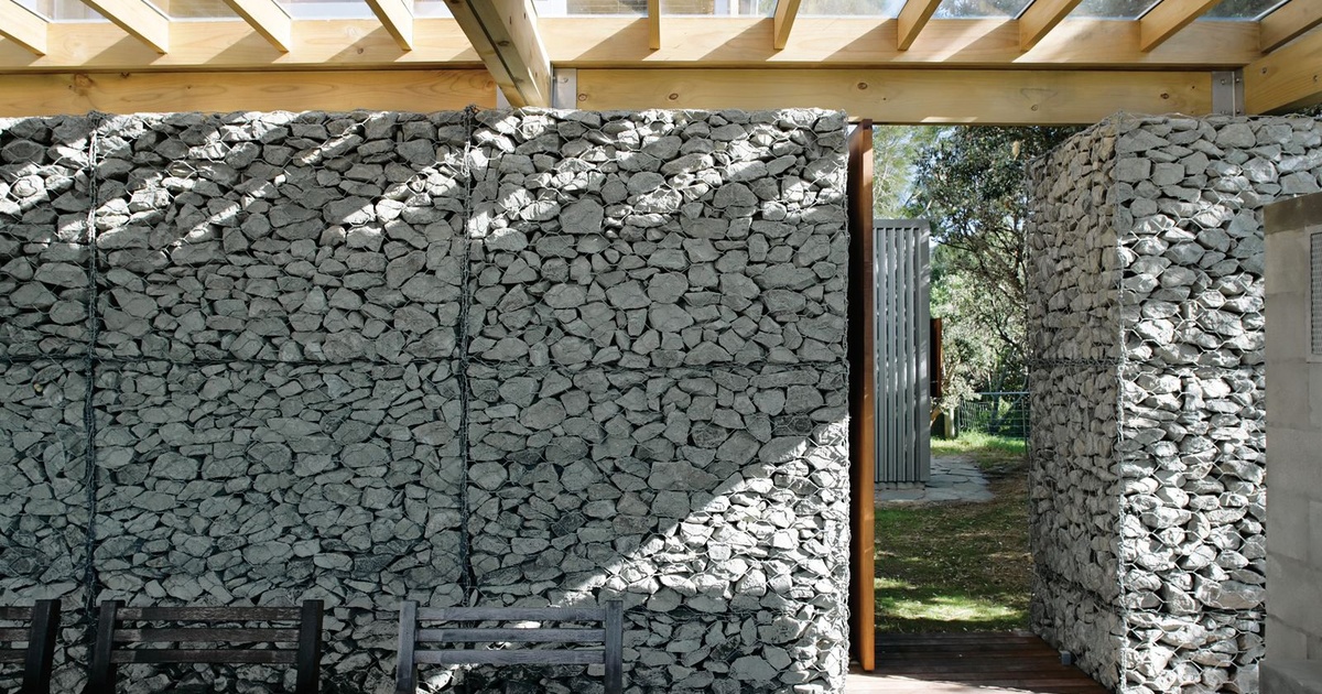 Gabion walls for exterior and interior - Ecohome