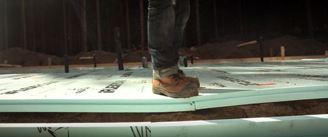 iFLEXFOAM | Flexible and resistant under-slab insulation panel - Ecohome