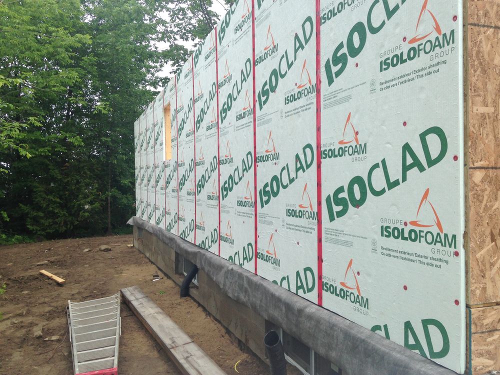 ISOCLAD | Rigid air barrier insulation for exterior residential walls ...