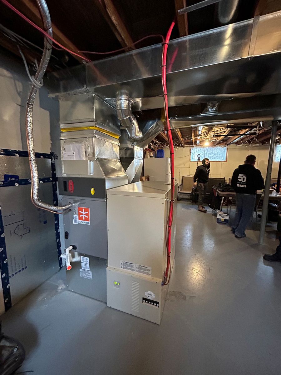 Remplacement d'une fournaise au mazout pour un accumulateur de chaleur ...