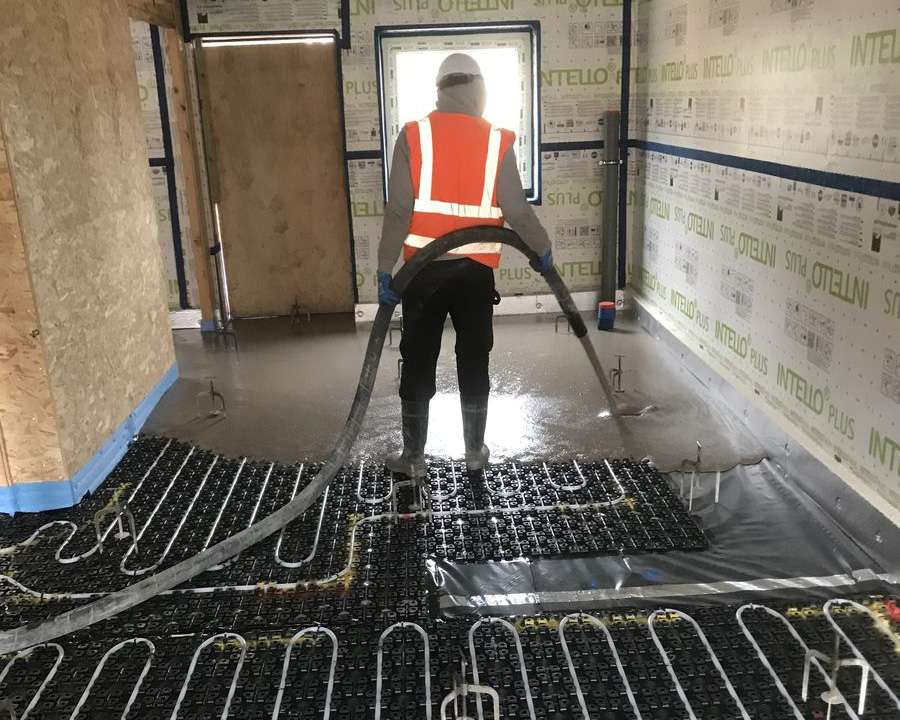 Basement Underfloor Heating With Waterproof Floor Screed - Ecohome