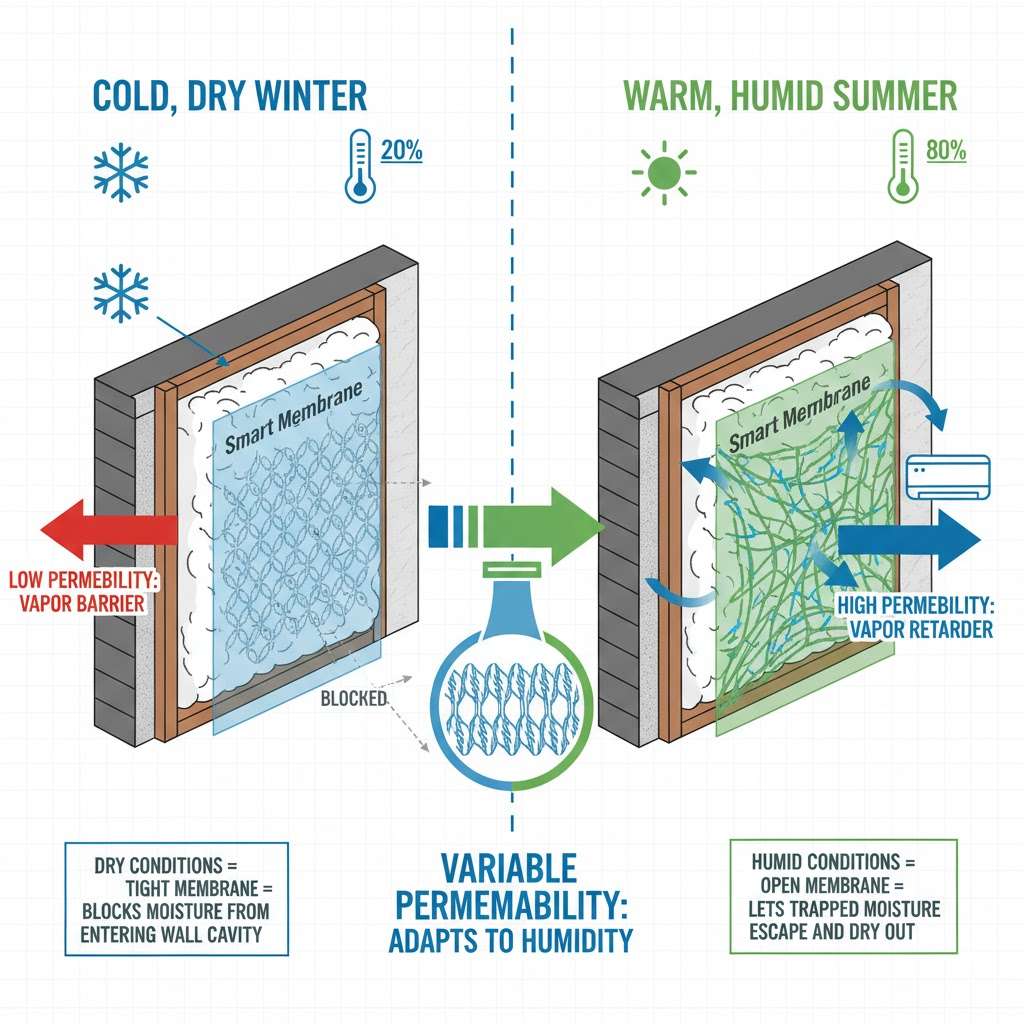 Smart Vapor Barriers & Variable Membranes: An Expert Guide - Ecohome
