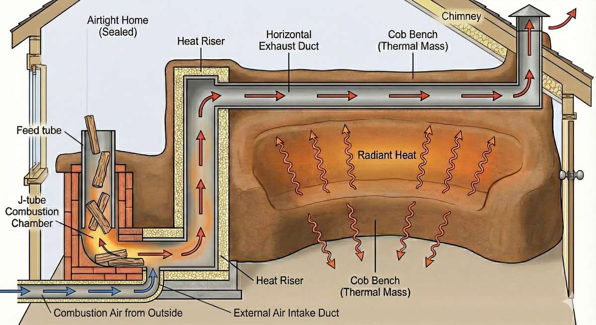 Rocket Mass Stoves Vs Wood Stoves And Masonry Heaters Ecohome