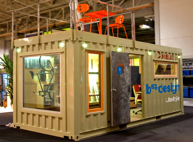 D Container With Pallet